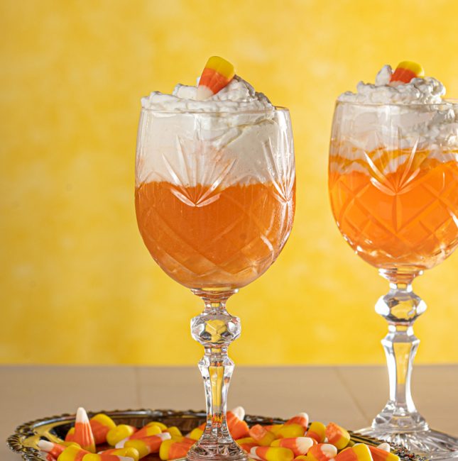 Candy Corn Martini - The Boozy Ginger