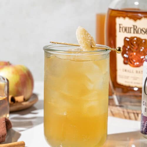 Fall Bourbon and Ginger Cocktail - The Boozy Ginger