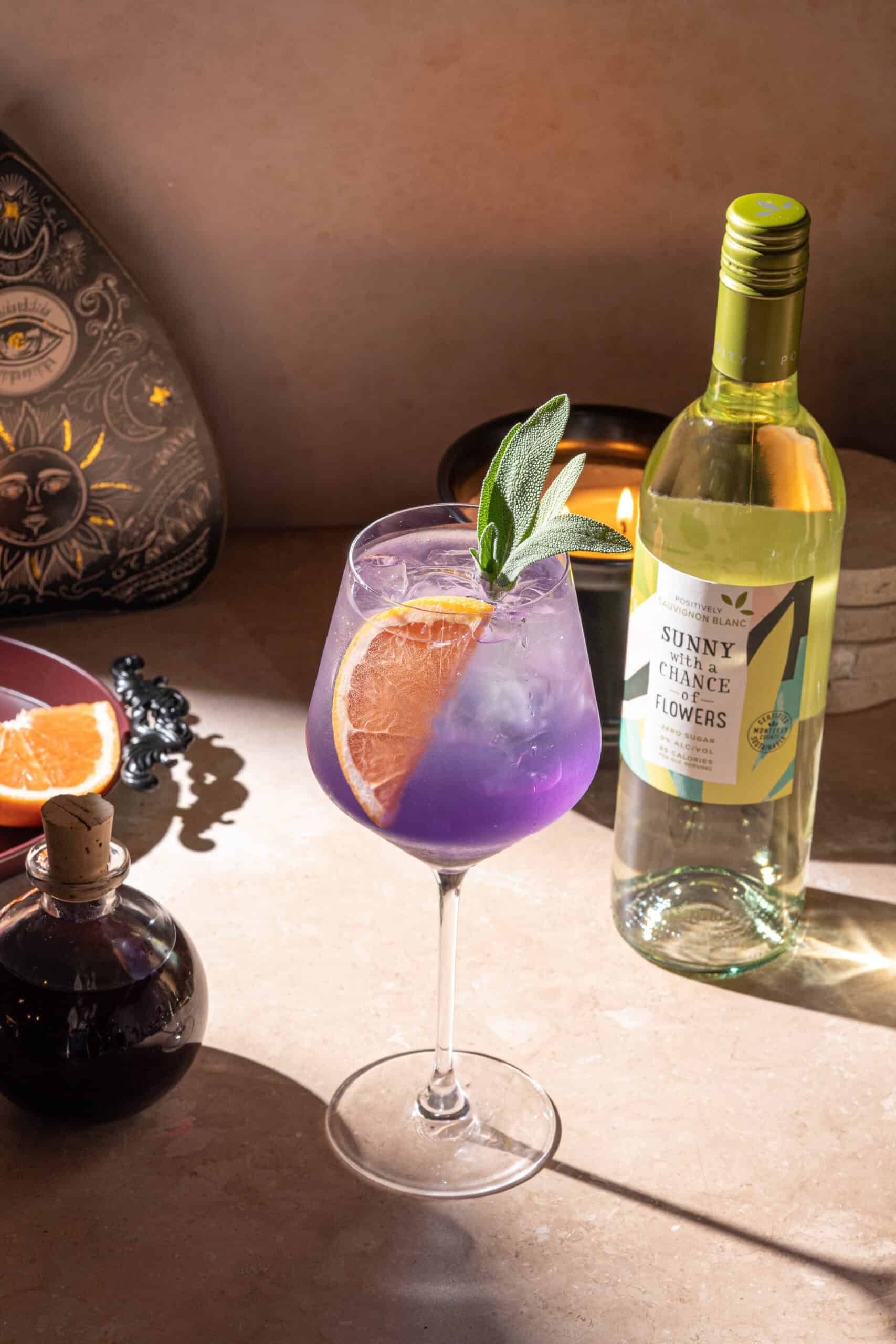 White Wine Magic Potion Spritz - The Boozy Ginger