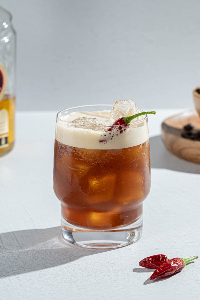 Spicy Iced Carajillo - The Boozy Ginger