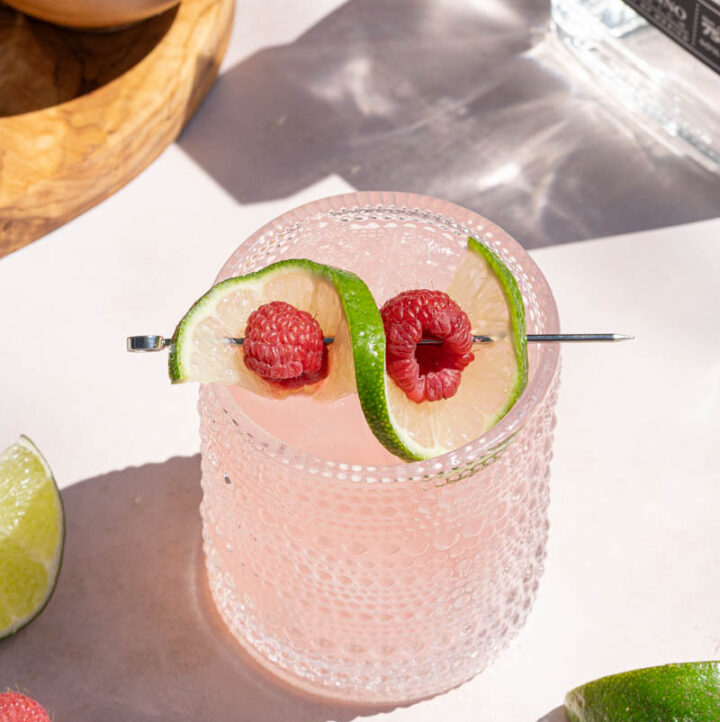 Raspberry Margarita - The Boozy Ginger
